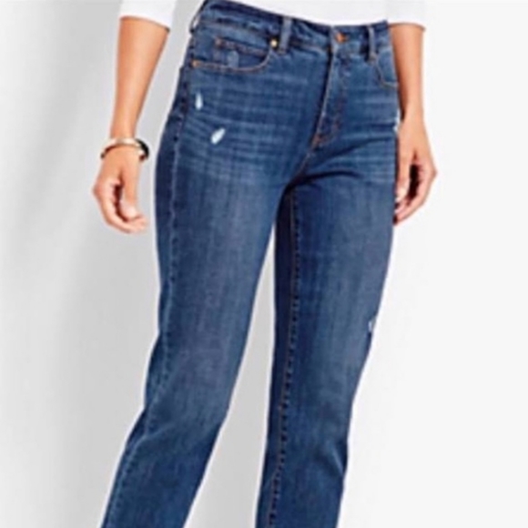 Talbots | Jeans | Talbots Flawless Slim Straight Highwaist Jeans | Poshmark
